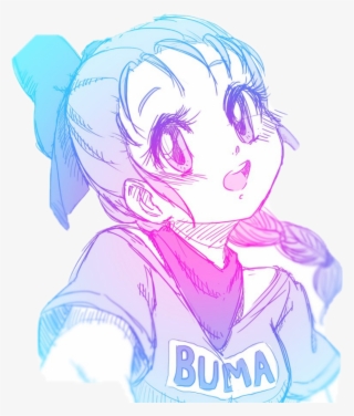 Bulma Sticker - Bulma Cute Fanart - Free Transparent PNG Download - PNGkey