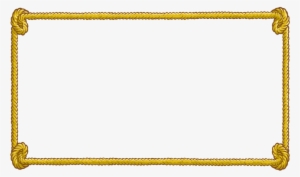 Rope Clipart Rectangular - Rope Border Png - Free Transparent PNG ...