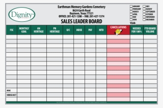A6760-sales Leader Board - Sales Board Office - Free Transparent PNG ...