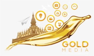 Media Our Redesigned Logo Emulates The Flow - Gold Liquid Logos - Free ...