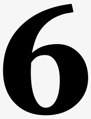 Purple Clipart Number 6 - Number 6 Clipart - Free Transparent PNG ...