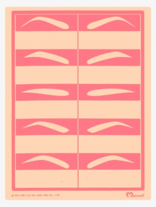 Reversible Practice Pad W/ Lips And Brows Outlines - Drawer - Free ...