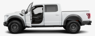 Driver's Side Profile With Drivers Side Door Open - White Ford Raptor ...