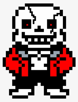 I Made An Underfell Sans Overworld Sprite - Fell Sans Pixel Art - Free ...