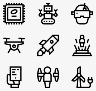 Futuristic Technology - Mass Production Icon Png - Free Transparent PNG ...