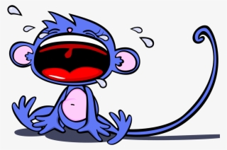 Doraemon Clipart Sad - Transparent Cartoon Sad Monkey - Free ...