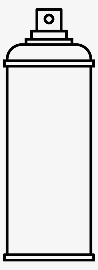 Spray Paint Coloring Page - Monochrome - Free Transparent PNG Download ...