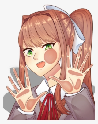 Ddlc Monika Transparent - Free Transparent PNG Download - PNGkey
