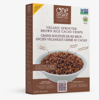 Sprouted Brown Rice Cacao Crisps - Cereal - Free Transparent PNG ...