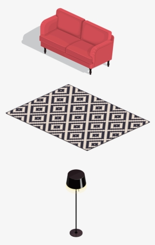 Living Room Isometric Projection Interior Design Services - Isometric ...