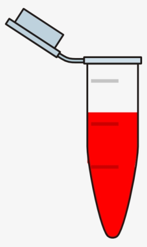 Blood Clipart Blood Collection - Blood In Centrifuge Tube - Free ...