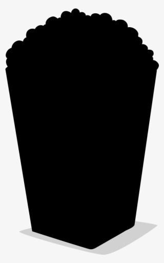 Popcorn Silhouette - Illustration - Free Transparent PNG Download - PNGkey