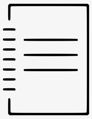 Notepad Icon Png - Black-and-white - Free Transparent PNG Download - PNGkey