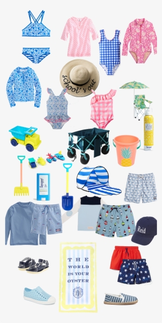 Beach And Swim List For Kids - Room - Free Transparent PNG Download ...