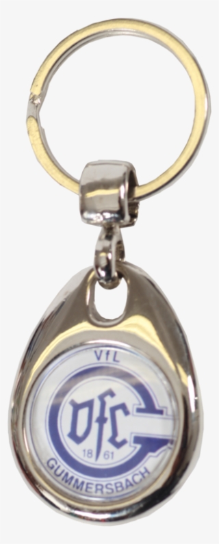 Metal Key Ring With Trolley Coin - Keychain - Free Transparent PNG ...