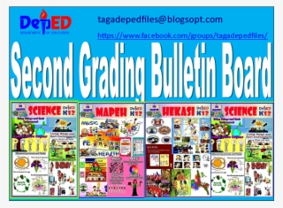 Grade V Second Grading Bulletin Board - Dep Ed - Free Transparent PNG ...
