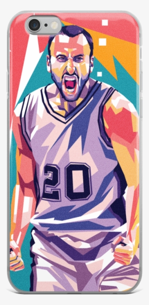 Manu Ginobili Pop Art Iphone Case - Manu Ginobili Iphone 7 Case - Free ...
