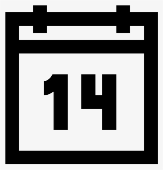 Calendar 14 Icon - Day Icon - Free Transparent PNG Download - PNGkey