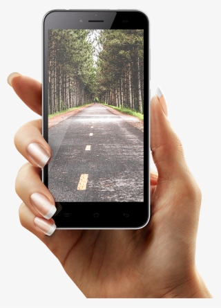 Android - Mobile Frame In Hand Png - Free Transparent PNG Download - PNGkey