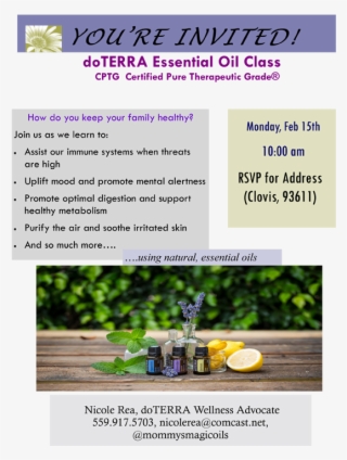 555 X 720 1 - Doterra Class Flyers - Free Transparent PNG Download - PNGkey