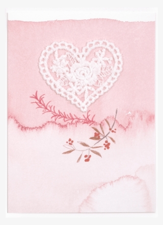 Lace White Heart Motif - Png White Lace Heart - Free Transparent PNG ...
