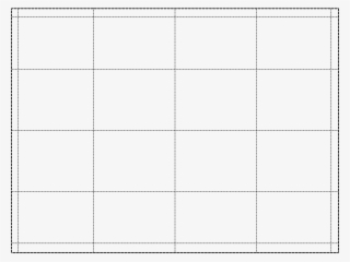 Blank 6 X 6 Grid - Monochrome - Free Transparent PNG Download - PNGkey