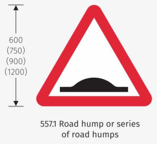 Traffic Signs Manual Chapter 4 Diagram - Speed Bumps Ahead Sign - Free ...
