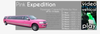 Pink Expedition - Lincoln Navigator - Free Transparent PNG Download ...