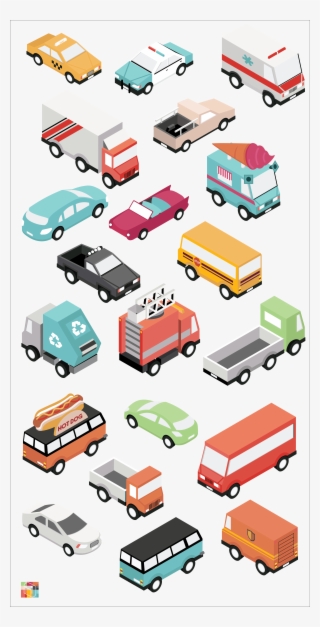 Isometric Transports - Simple Isometric Car - Free Transparent PNG ...