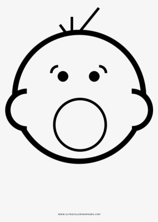 Crying Baby Coloring Page - Line Art - Free Transparent PNG Download ...