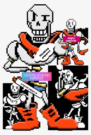 Undertale Papyrus - Papyrus Sprite - Free Transparent PNG Download - PNGkey