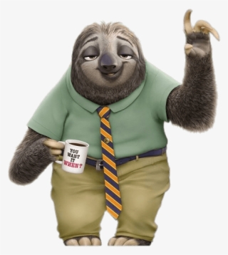 Flash The Sloth Of Zootopia - Flash The Sloth Drawing - Free ...