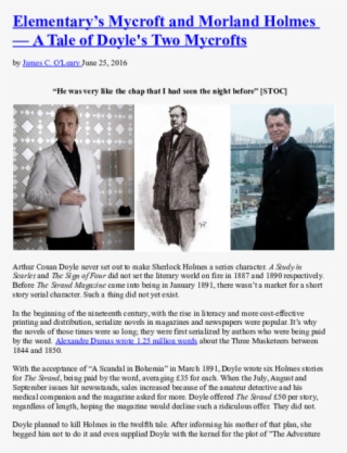 Docx - Mycroft Holmes - Free Transparent PNG Download - PNGkey