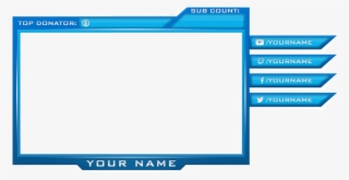 Webcam Border Png - Facecam Border Template Png - Free Transparent PNG ...