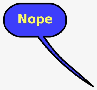 Nope - Free Transparent PNG Download - PNGkey