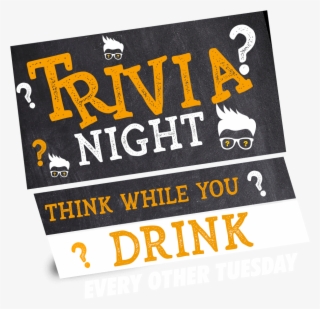 Tuesday Trivia Slider Lft Prt - Poster - Free Transparent PNG Download ...