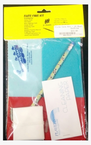Flute Care Kit - Paper - Free Transparent PNG Download - PNGkey