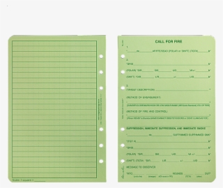 All Weather Loose Leaf Call For Fire Green - Document - Free ...