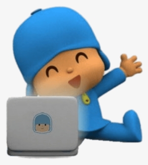 Pocoyo Working On Computer Png - Pocoyo Computer - Free Transparent PNG ...