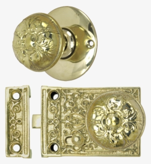 Lock Sets, Antique Door Set Interior Rim Lock Lockset - Lockset - Free ...