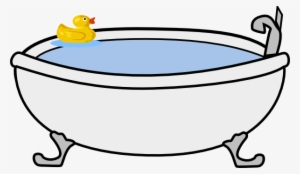Bath Drawing Cartoon Picture Black And White - Tub Clip Art Png - Free ...