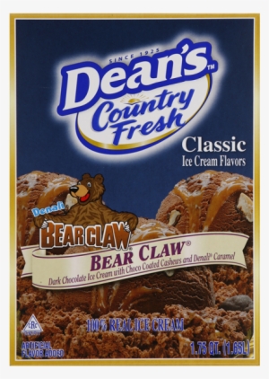 Dean's Country Fresh Classic Bear Claw Ice Cream - Deans Country Fresh ...