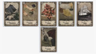Lenormand Line Of 5 With Base Card - Tarot Cards Coffin - Free ...