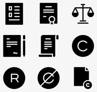 Copyright - Black Social Media Icons Png - Free Transparent PNG ...