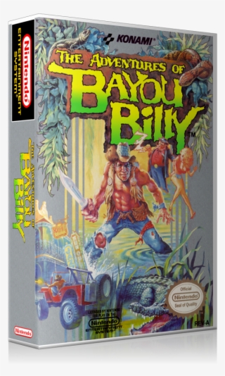 Nes The Adventures Of Bayou Billy Retail Game Cover - Adventures Of ...