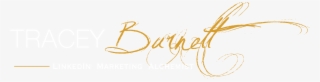 Tracey Burnett Linkedin Marketing Alchemist Logo - Calligraphy - Free ...