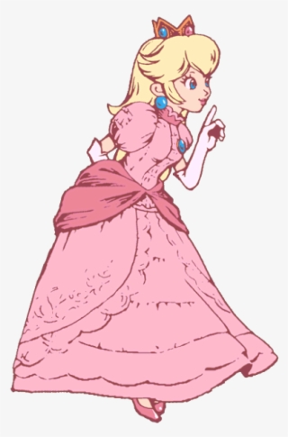 Princess Peach Clipart Original Design - New Super Mario Bros Princess Peach - Free Transparent ...