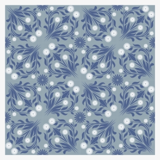 Blue Plant Pattern Shading Square Continuous Png And - Wallpaper - Free ...