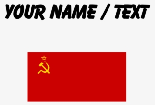 Custom Soviet Union Flag Posters - Soviet Union Flag - Free Transparent ...