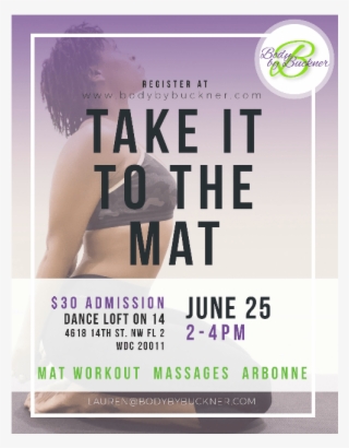 Take It To The Mat - Flyer - Free Transparent PNG Download - PNGkey